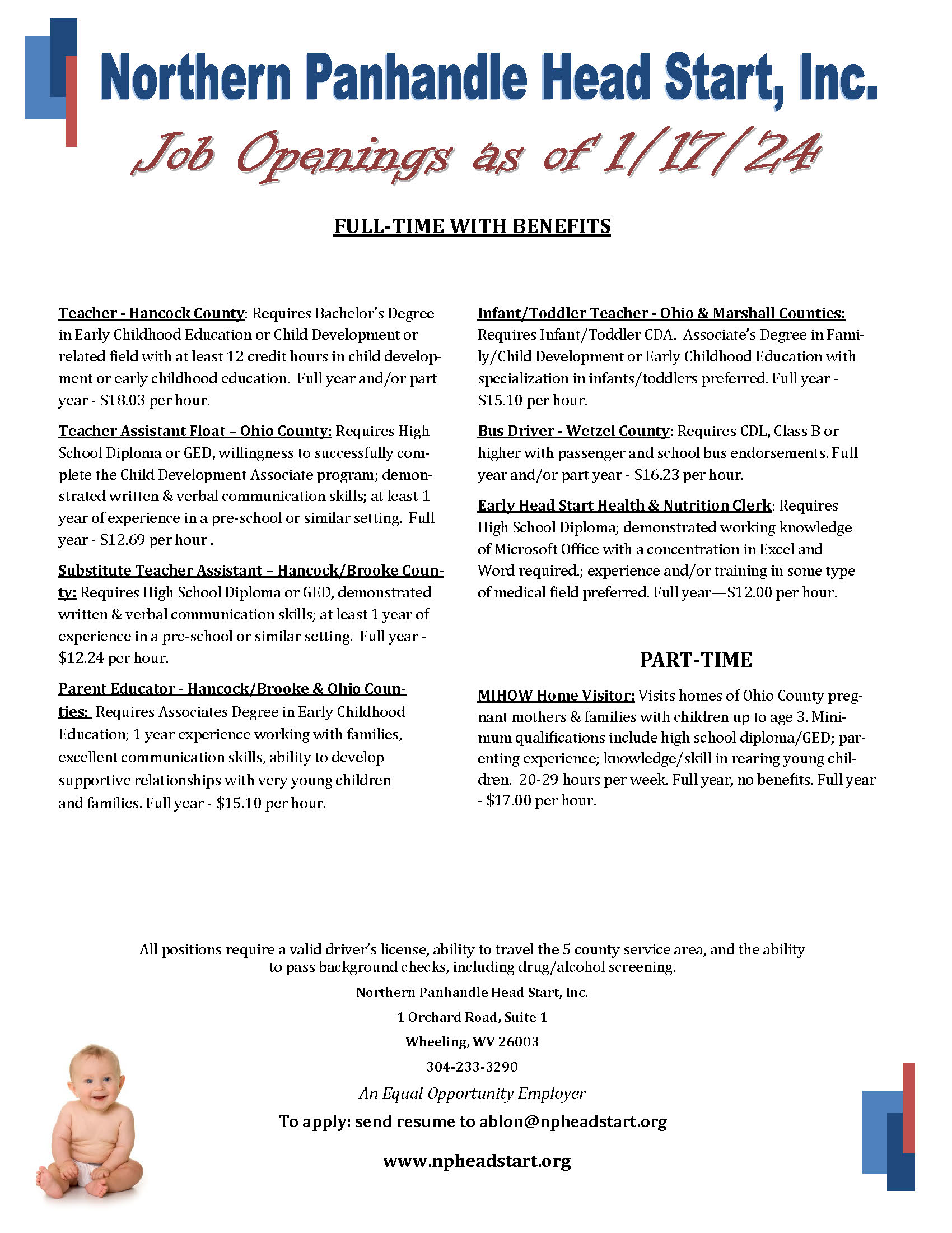 Available Positions | Careers | Northern Panhandle Head Start ...