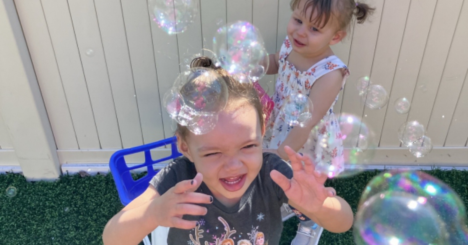 Chasing Bubbles! | News | Northern Panhandle Head Start | Northern ...